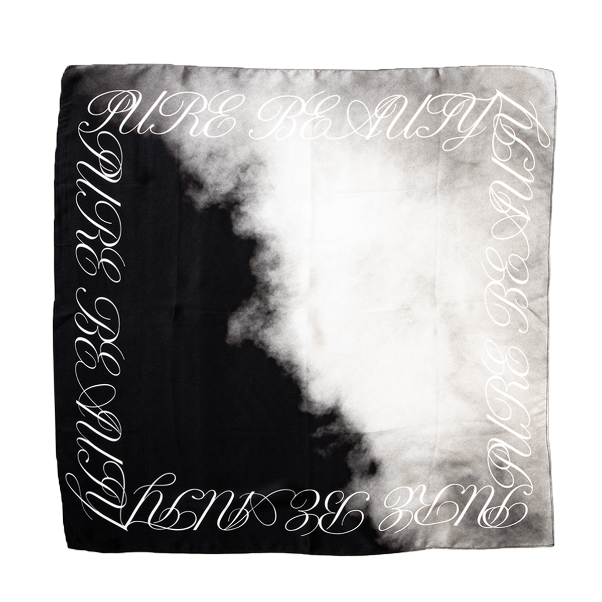 PB Smoke Script Scarf – Pure Beauty